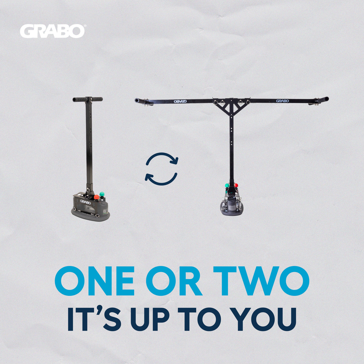 Grabo ERGUO-T Convertible 2-Man and T-Handle for Grabo HF & Pro Lifter
