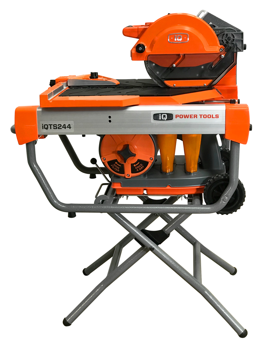 iQTS244 Dry Cut Dustless 10" Tile Saw with X-Stand